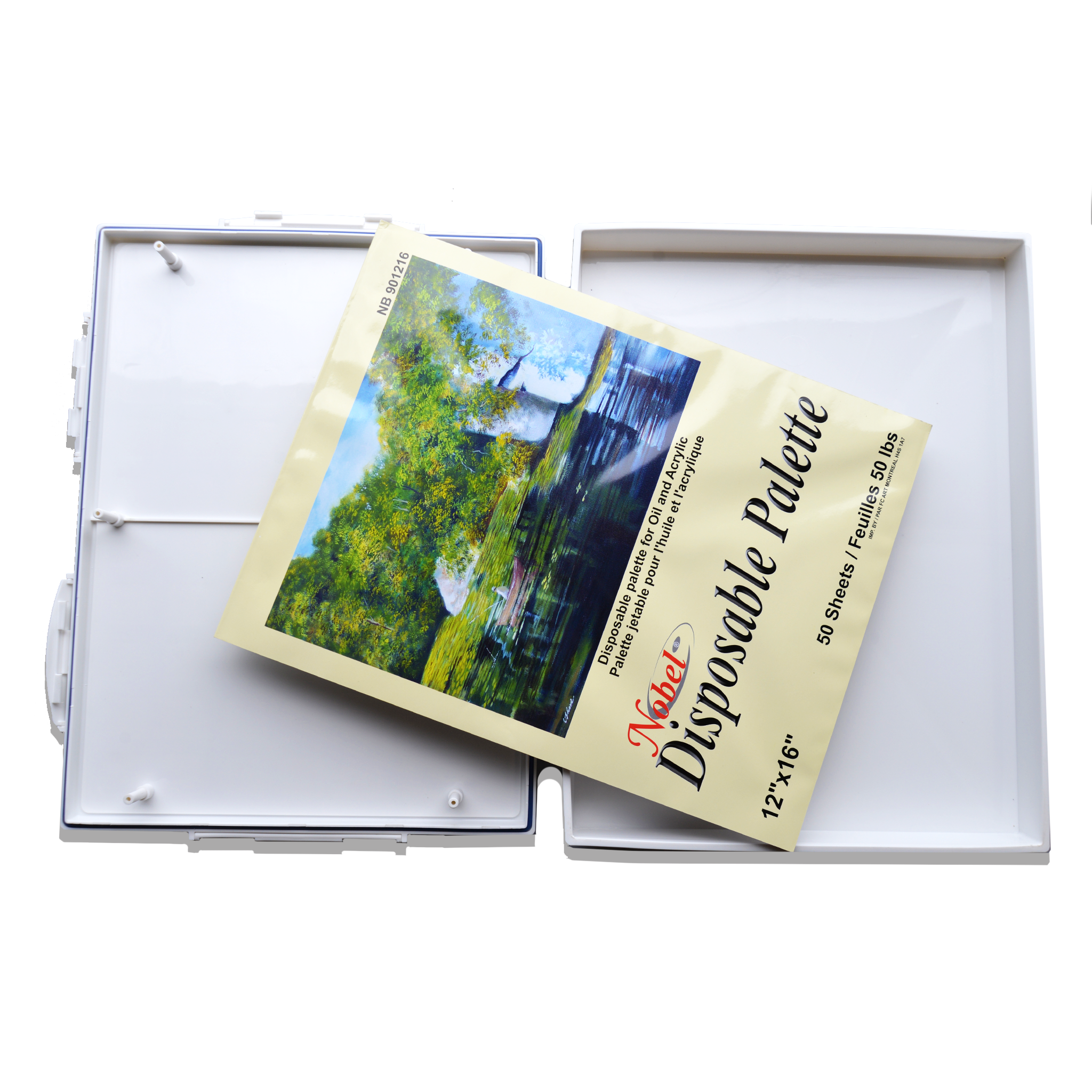 Fresh Paint Palette - Air Tight Seal Cover + Disposable Palette ...