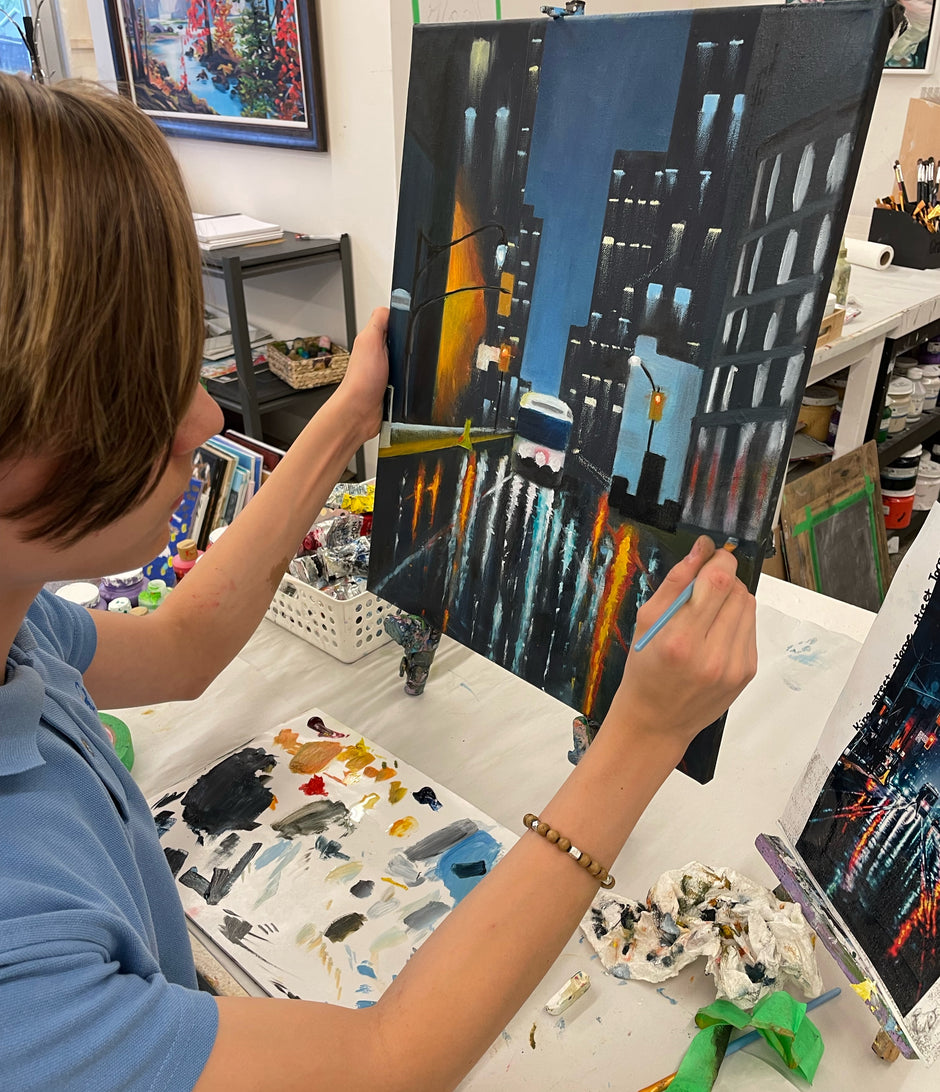 Adult Art Classes Calgary (All Levels) - Professional Studio | Grasby ...