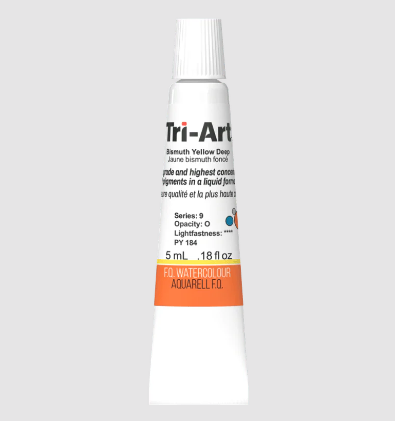 Tri-Art Watercolour 5ml Tube, Bismuth Yellow Deep (Series 3) – Grasby ...