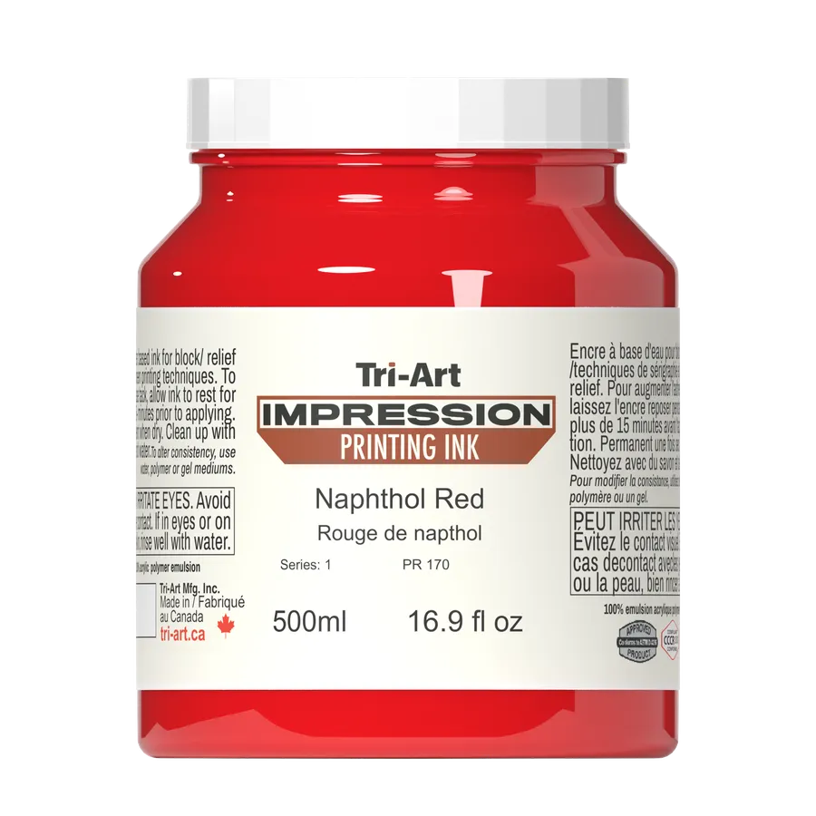 Impressions Block Printing Ink - Naphthol Red – Grasby Art Studio