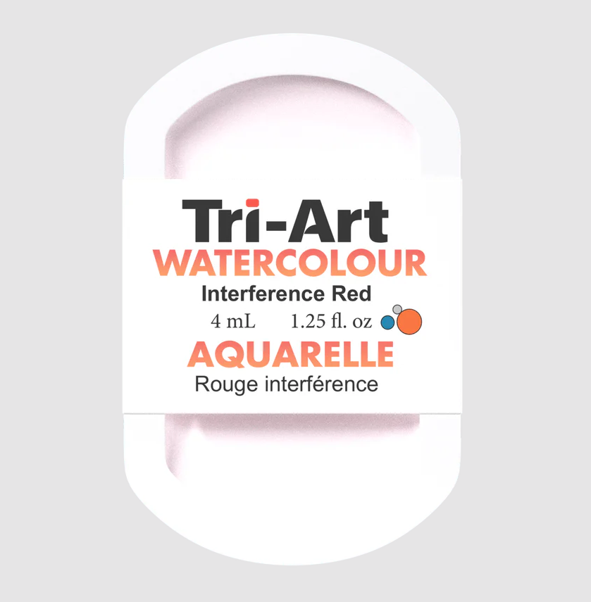 Tri-Art Watercolour 4mL Pan, Interference Red (Series 2) – Grasby Art ...