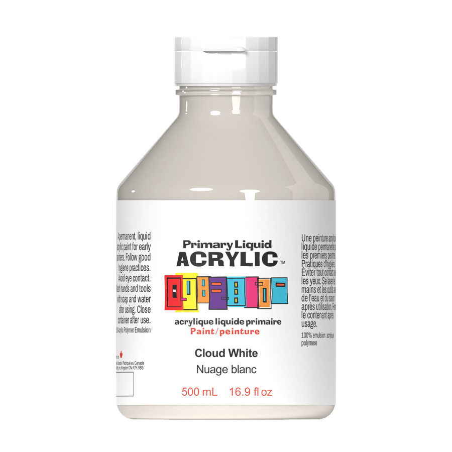 Primary Liquid Acrylic - Cloud White – Grasby Art Studio